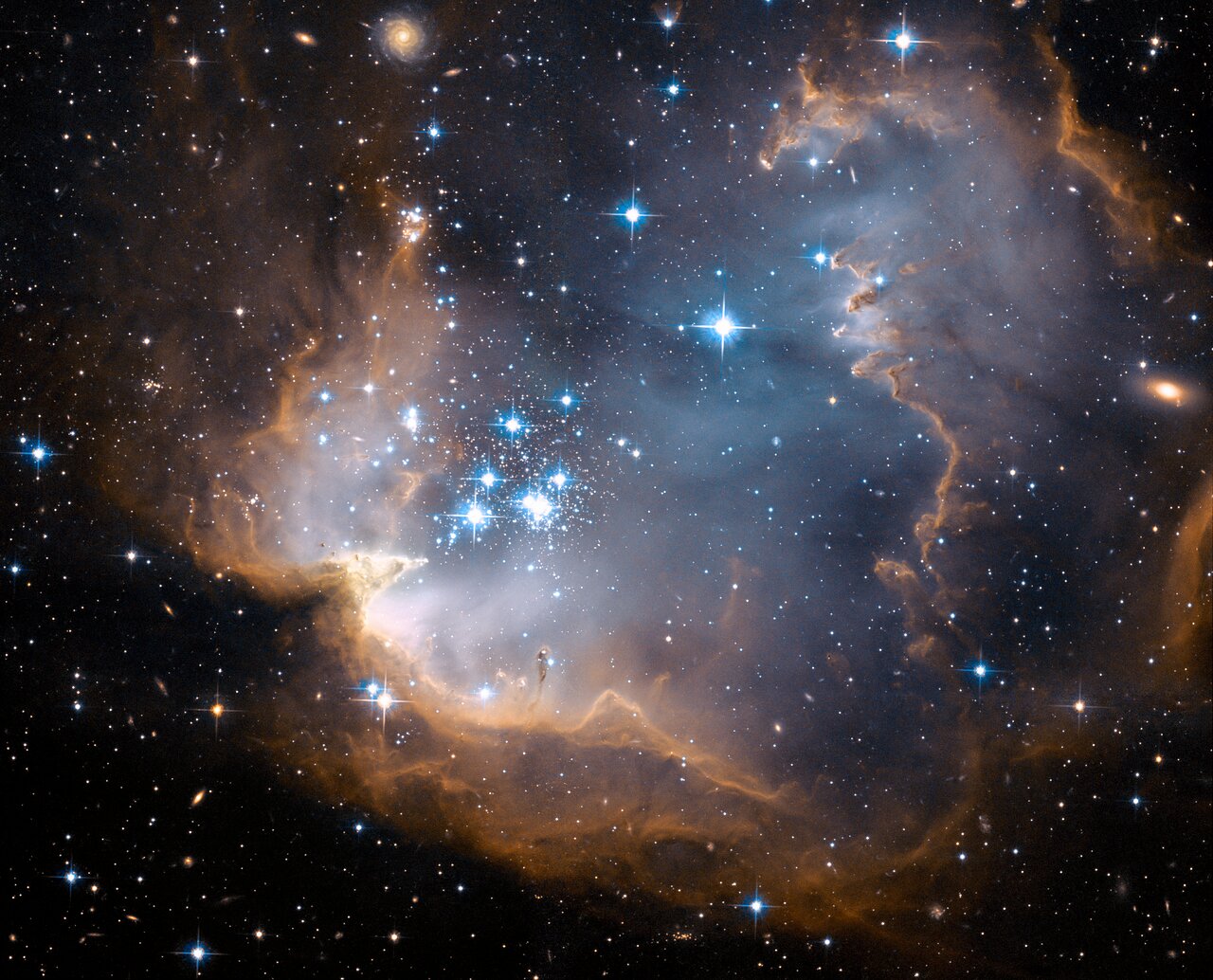 NGC 602 Hubble Image ESA Webb NGC 602 Hubble Image ESA Webb