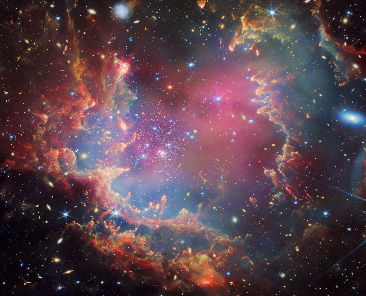 NGC 602 Webb Image ESA Webb NGC 602 Webb Image ESA Webb